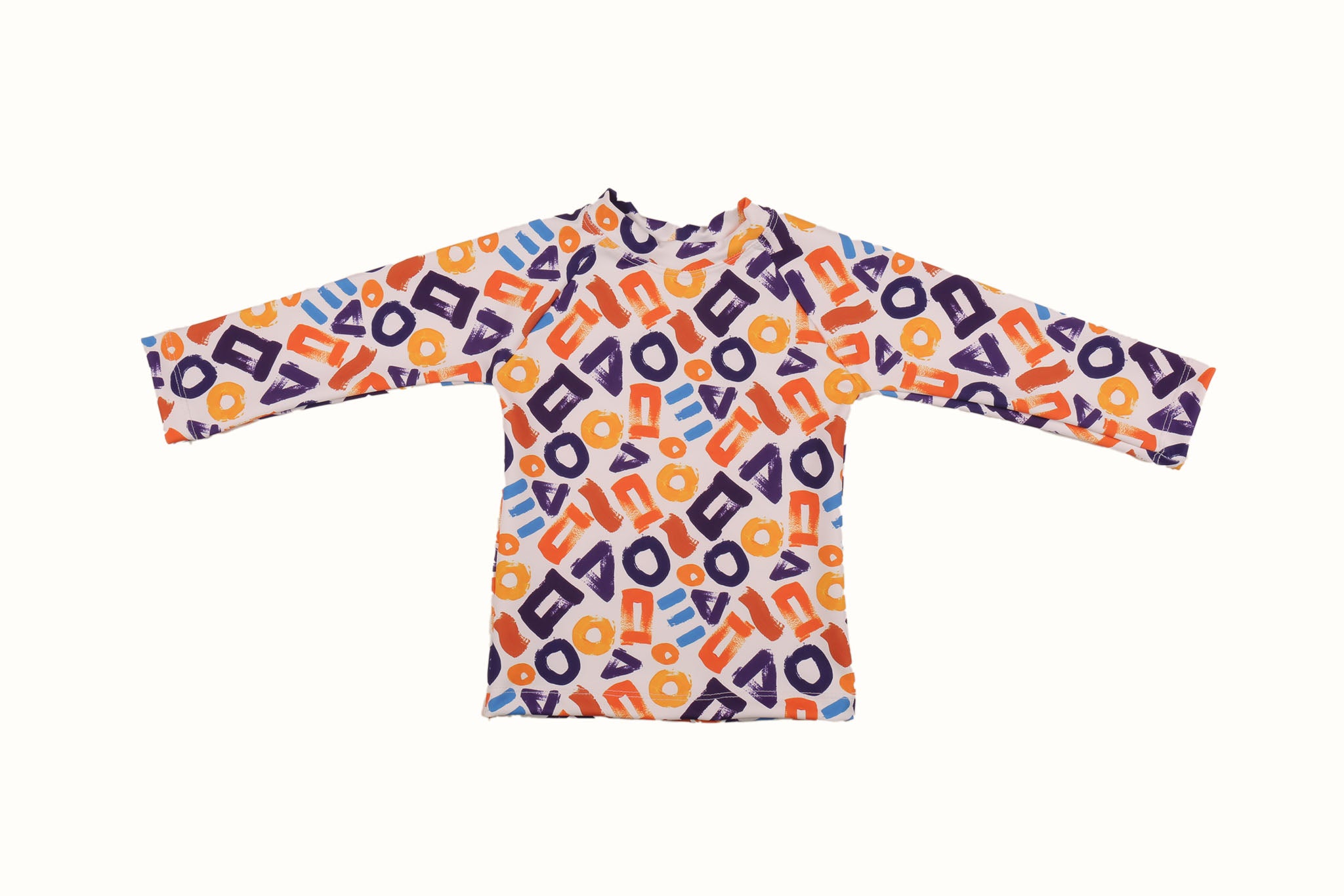 Kids Rashie Top - Finger Paint – Camp Cove Swim